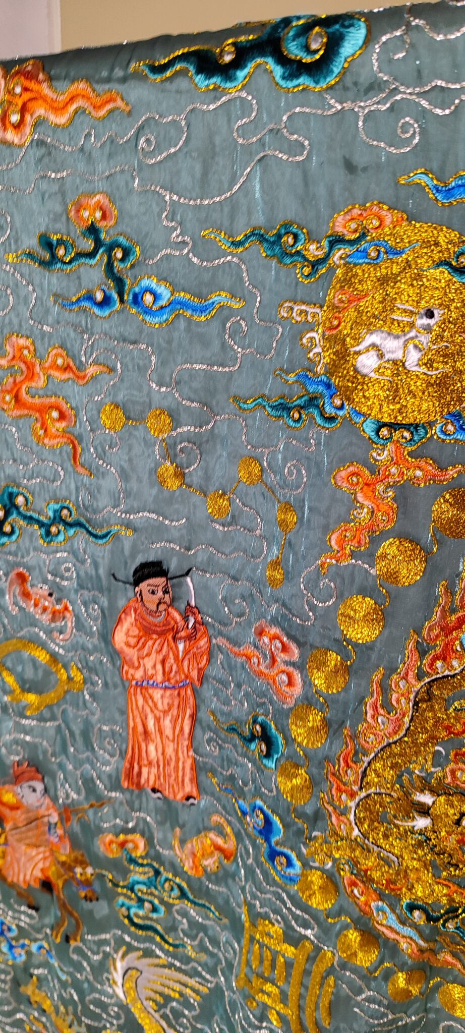 "Green Velvet" - Ceremonial Priest Robe - DAO-SHOP